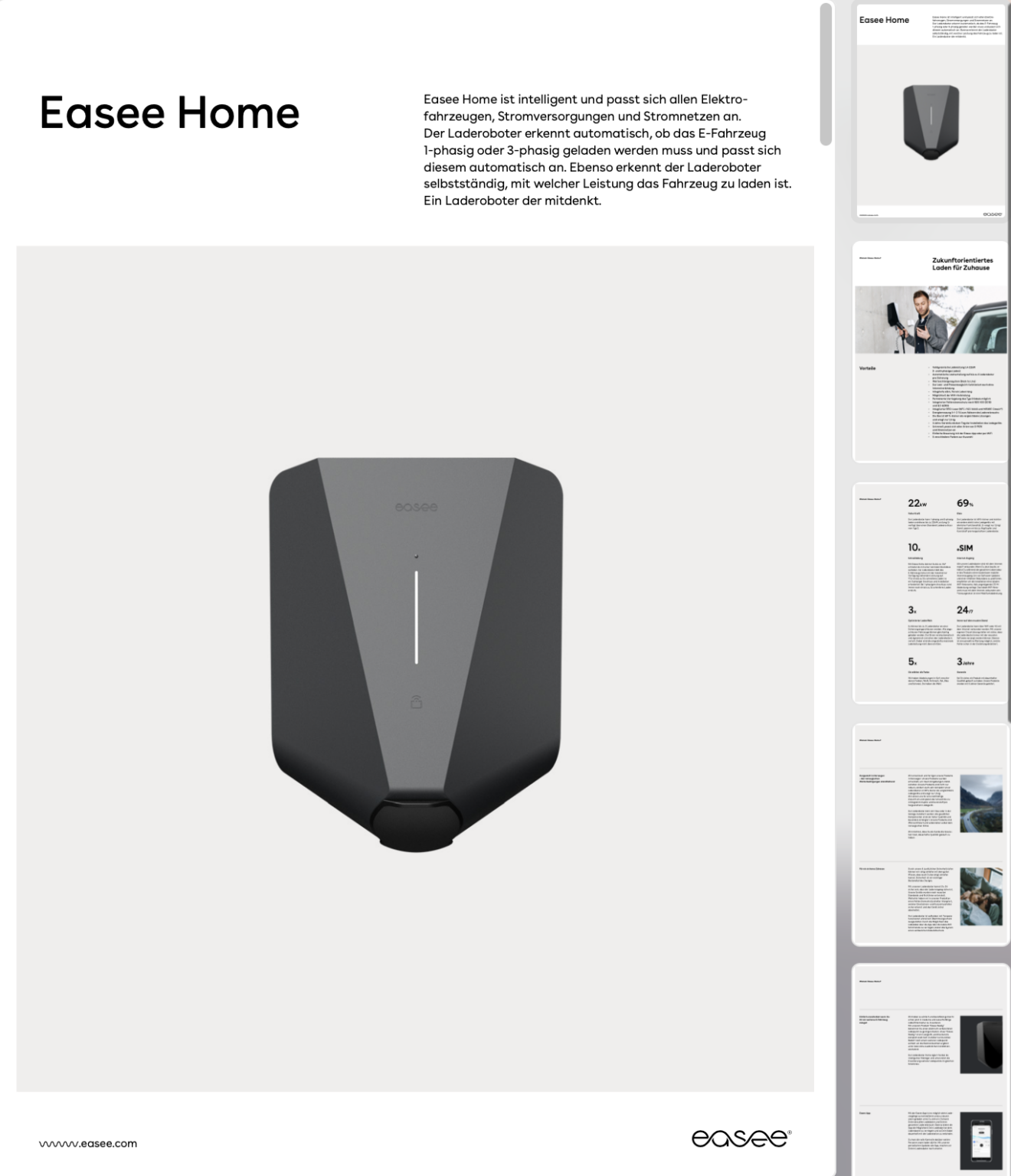 easee Charge lite, easee Charge Core und easee Charge Max Wallbox ...